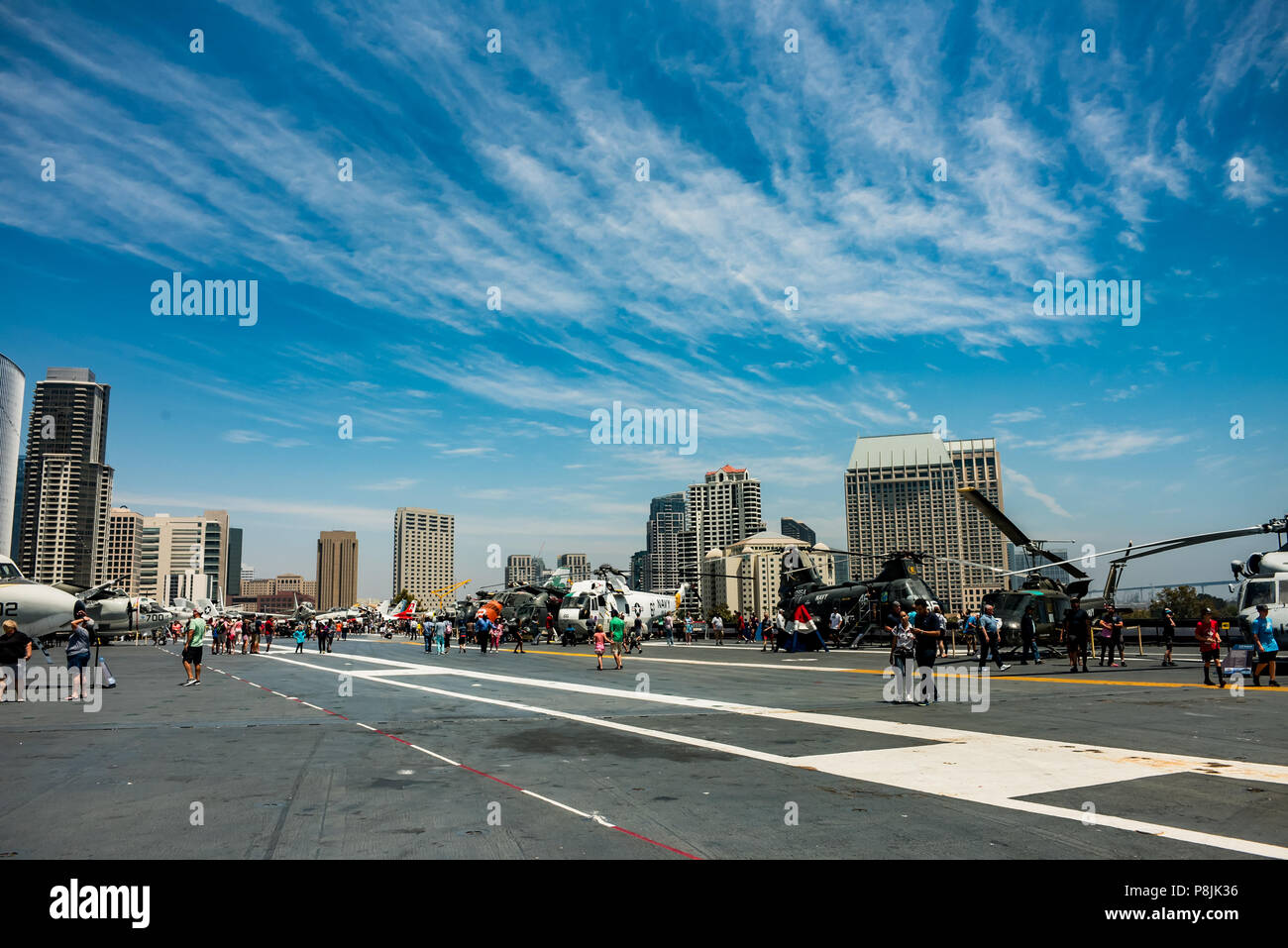 Flight deck images of helicopters, planes, command and control tower ...