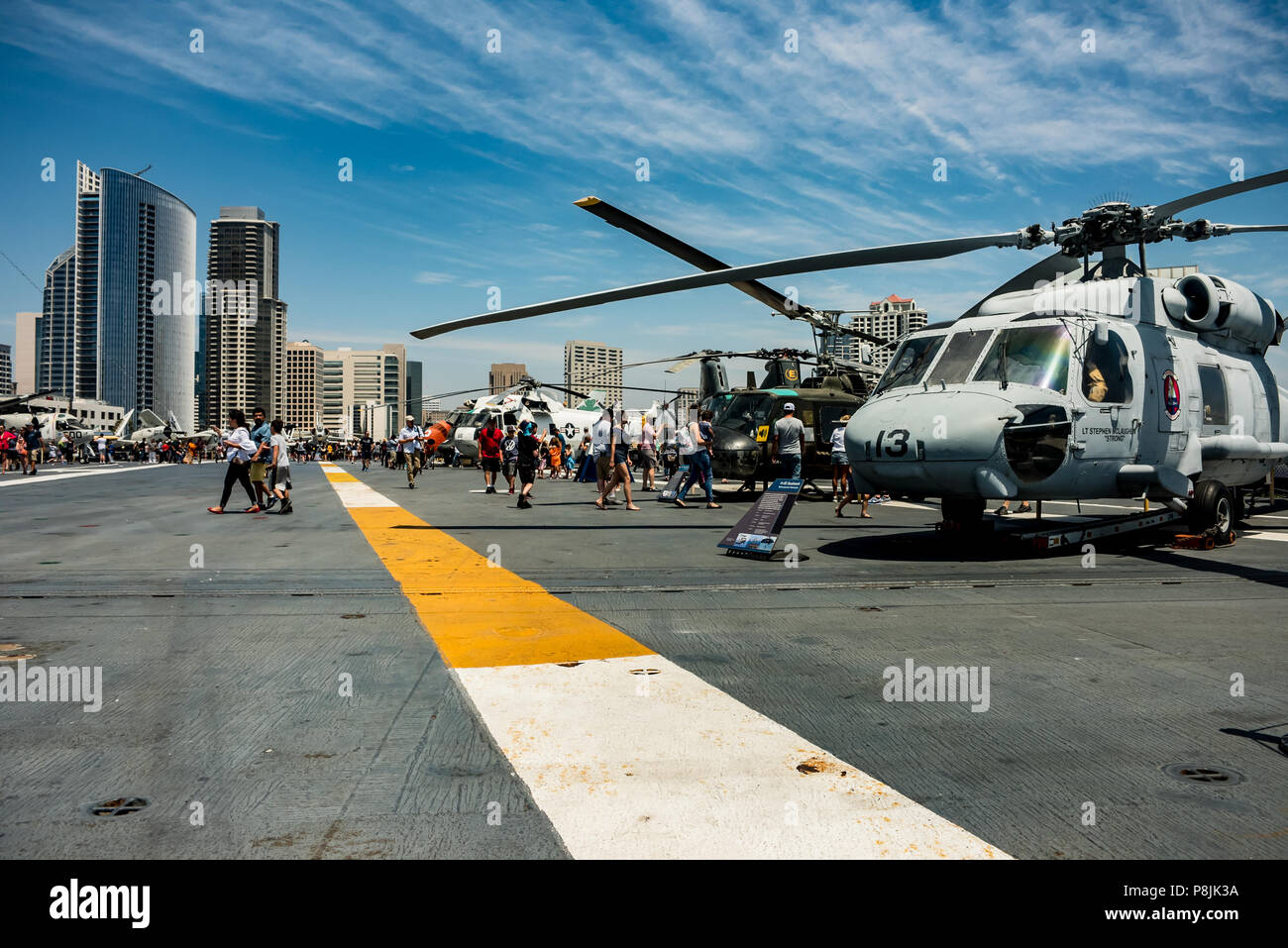Flight deck images of helicopters, planes, command and control tower ...