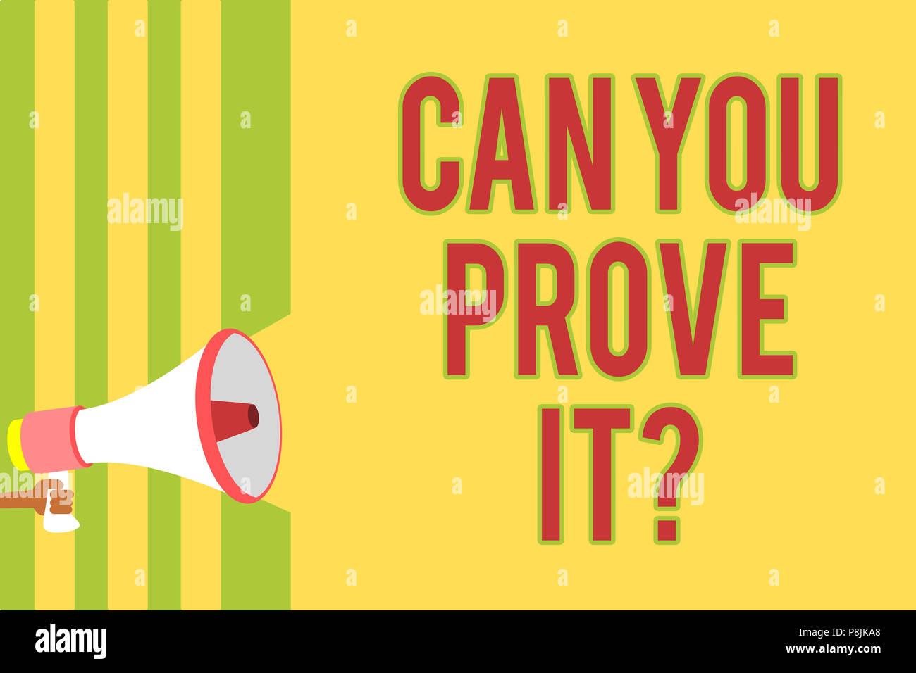 Handwriting text writing Can You Prove It question. Concept meaning ...