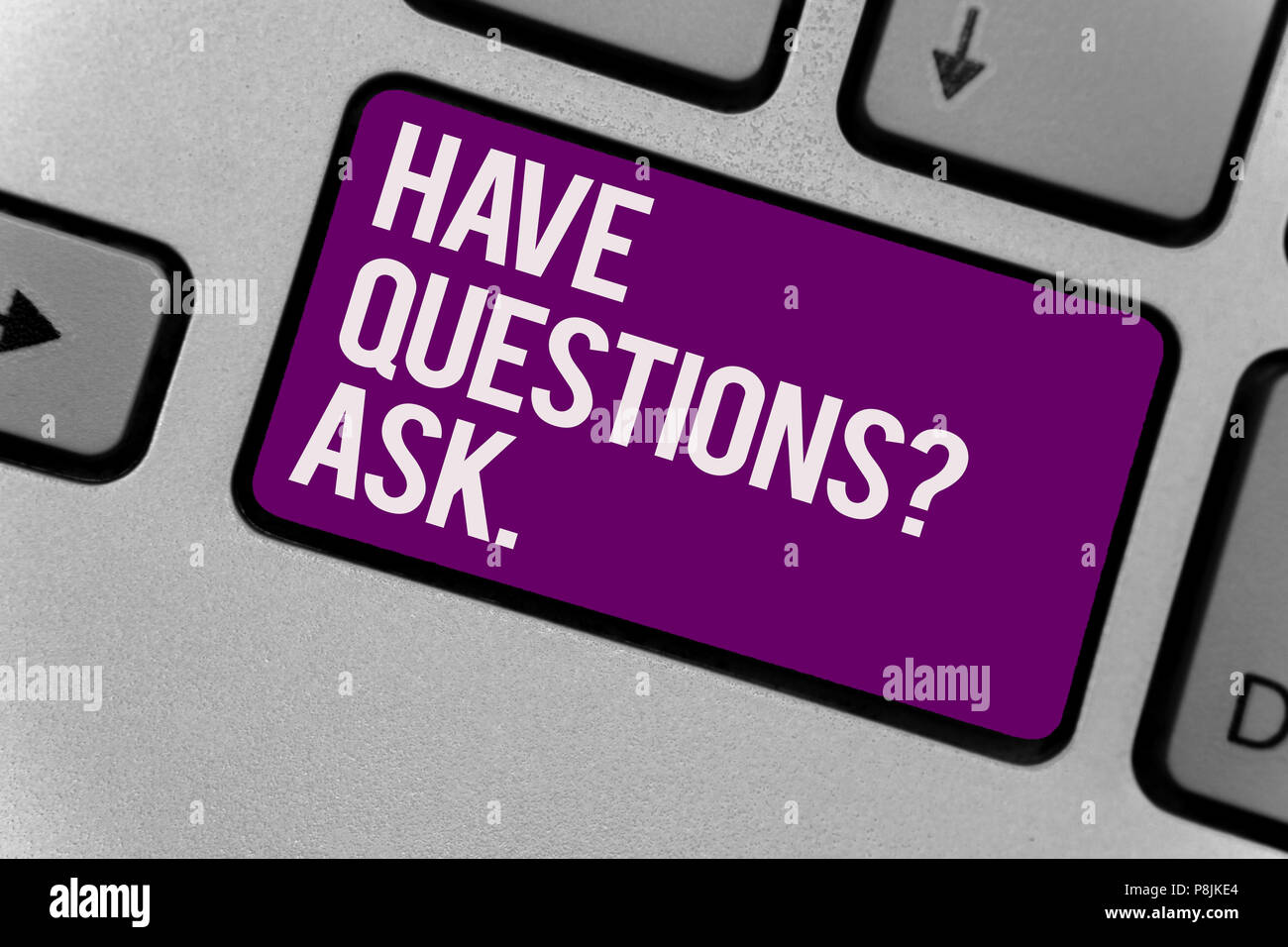 Question mark key showing hi-res stock photography and images - Alamy