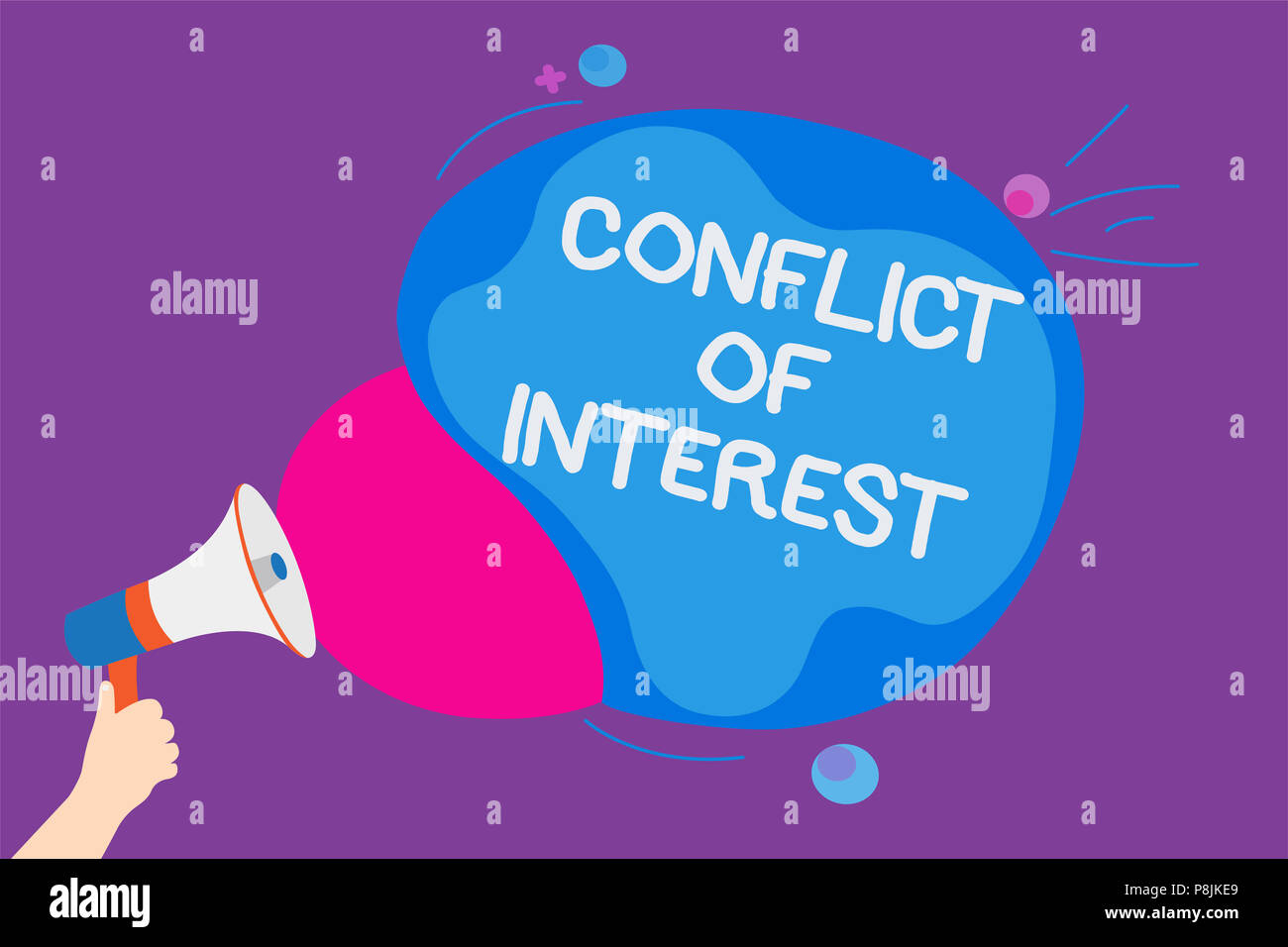 Writing note showing Conflict Of Interest. Business photo showcasing ...