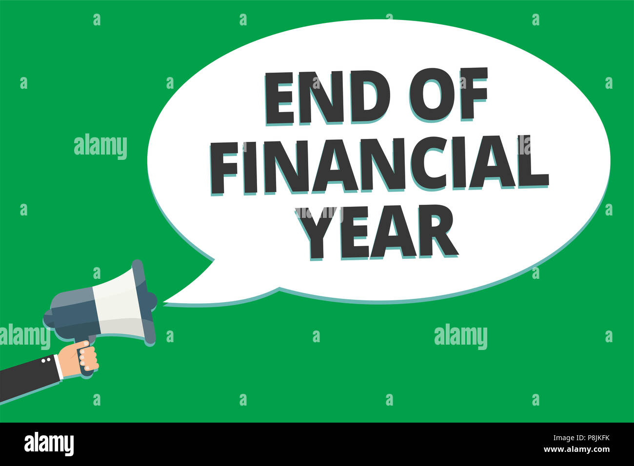 Handwriting text End Of Financial Year. Concept meaning Revise and edit ...