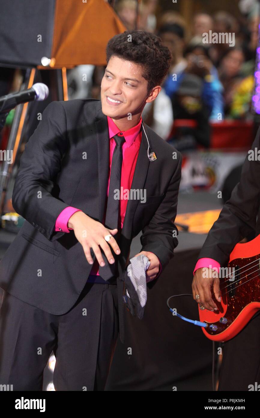 Bruno Mars on NBC today show 6-24-2011 Photo By John Barrett/PHOTOlink ...