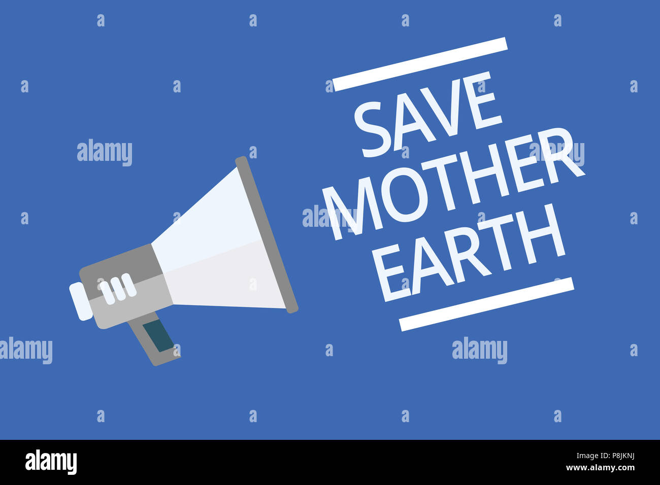 Text sign showing Save Mother Earth. Conceptual photo doing small ...