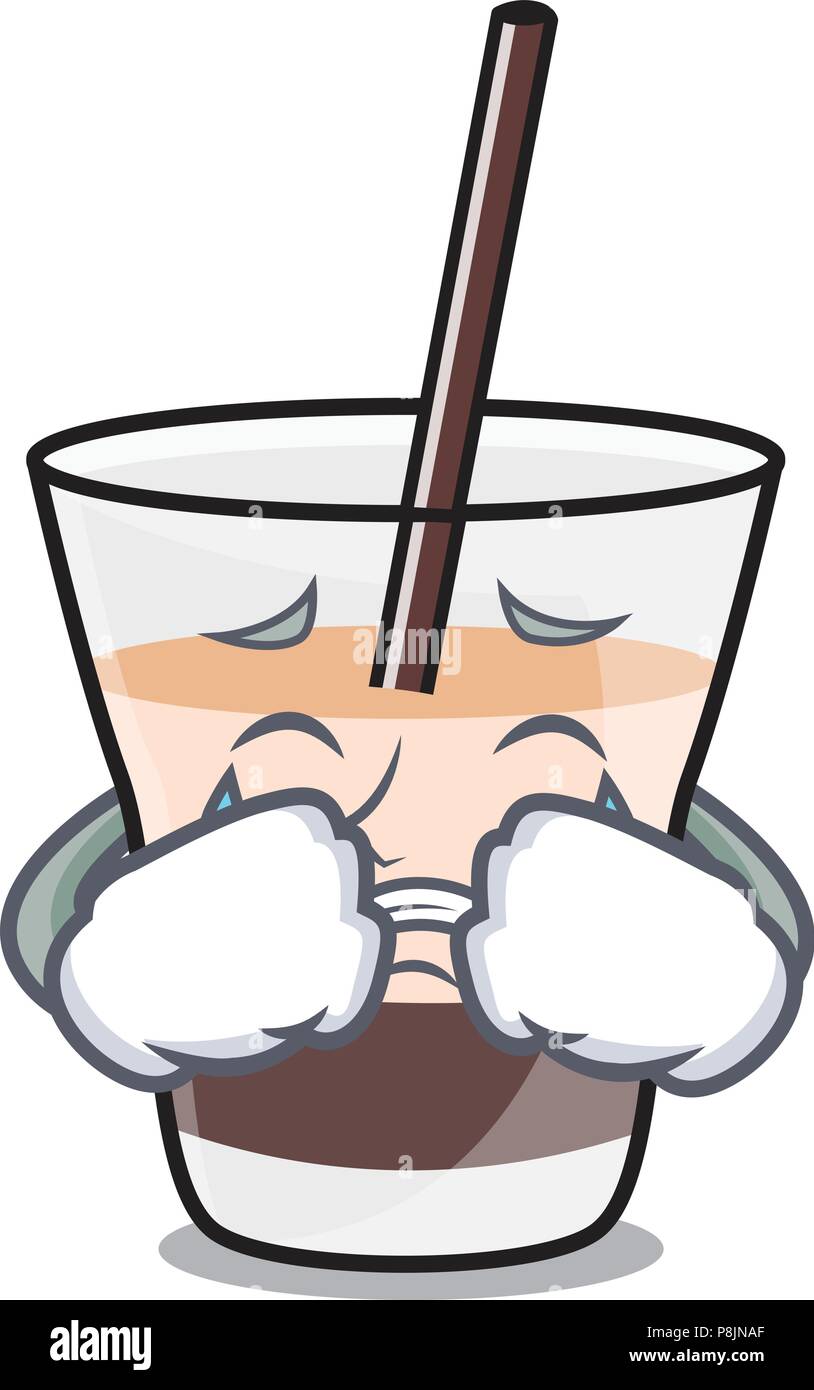 Crying white russian mascot cartoon Stock Vector Image & Art - Alamy