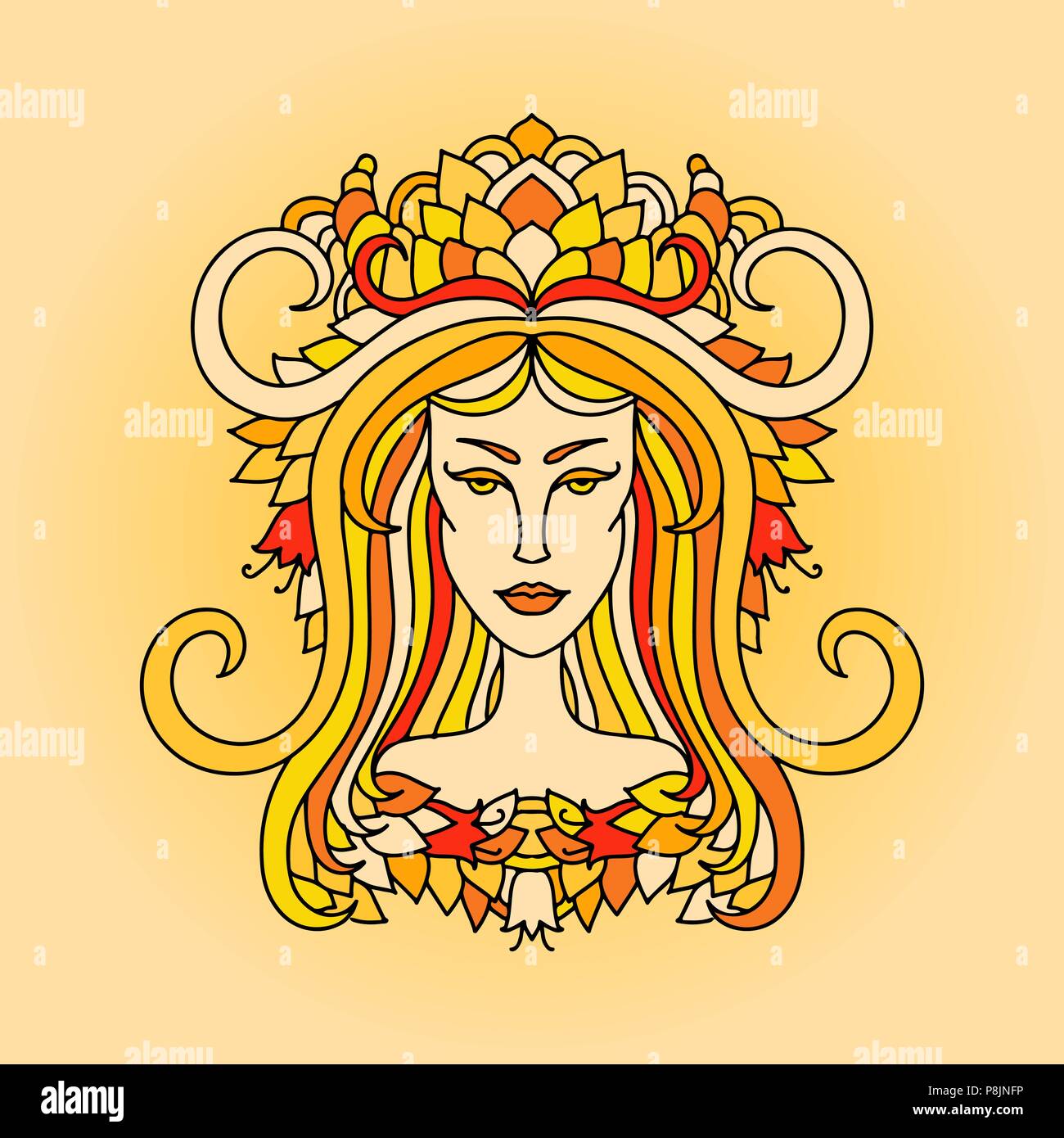 Yellow zodiac hi-res stock photography and images - Alamy