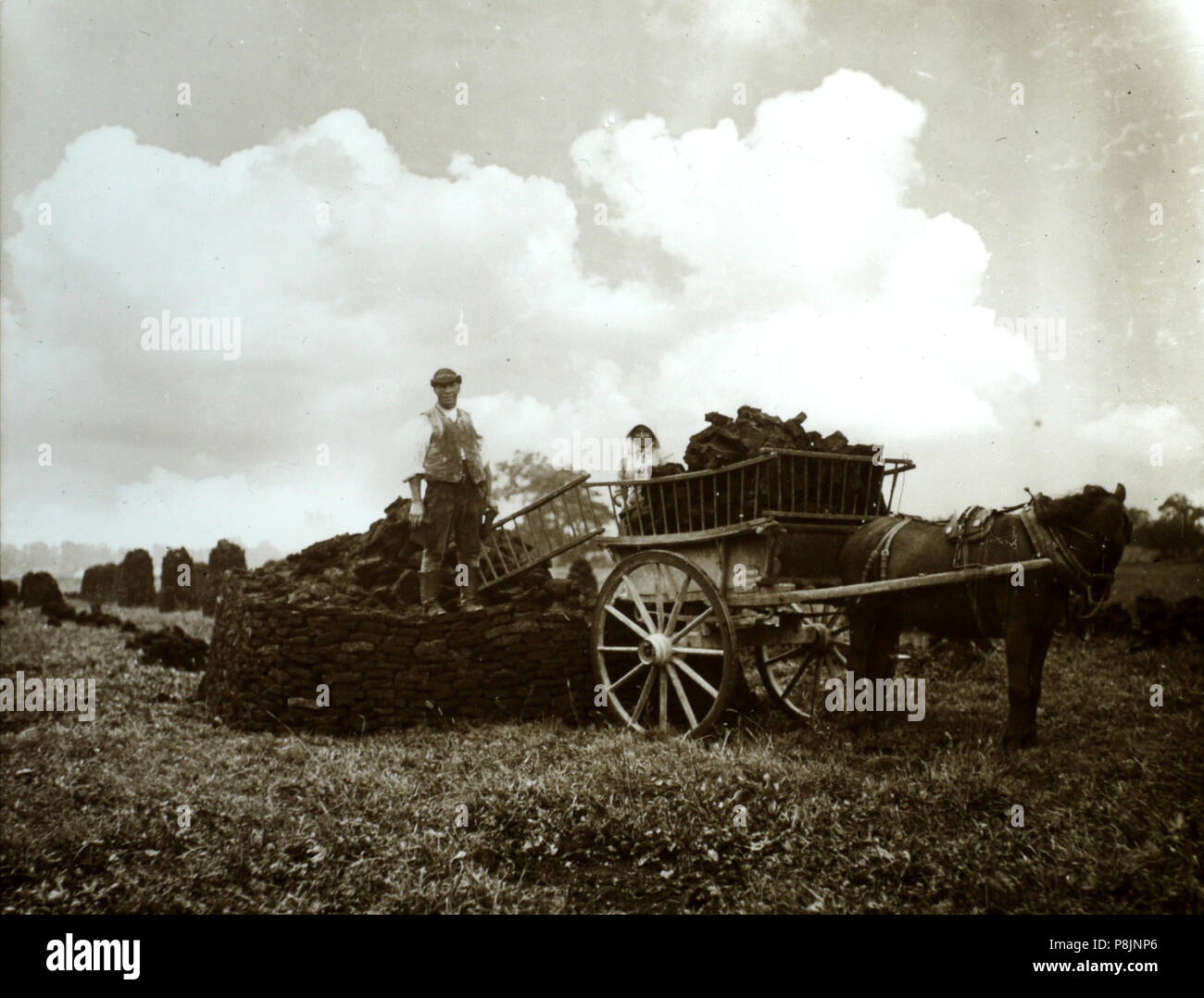 Peat cutting historical hi-res stock photography and images - Alamy