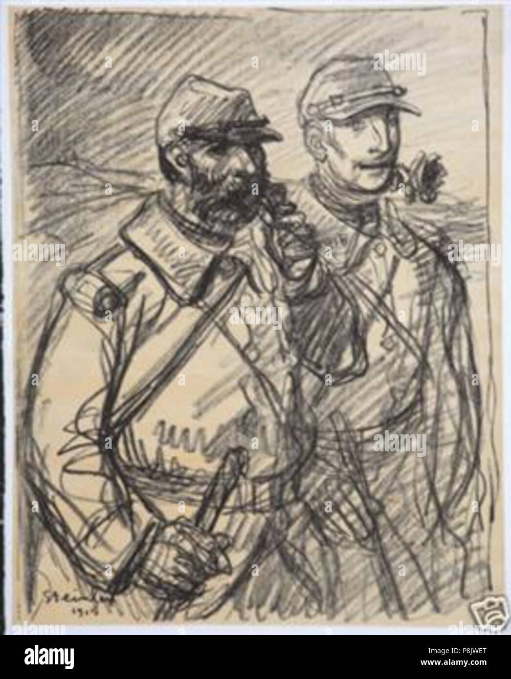 Croquis deux poilus hi-res stock photography and images - Alamy Croquis deux poilus hi-res stock photography and images - Alamy