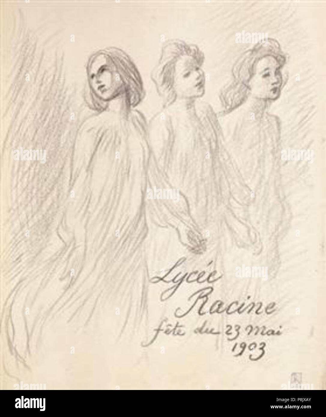 . 536 Steinlen - lycee-racine-1903 Stock Photo - Alamy