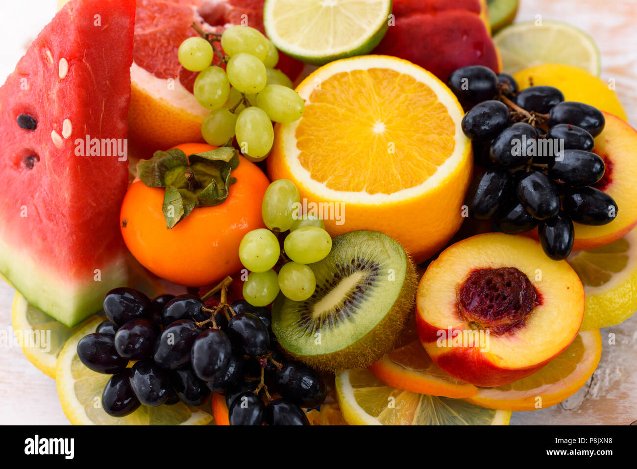 Fresh fruit selection hi-res stock photography and images - Alamy