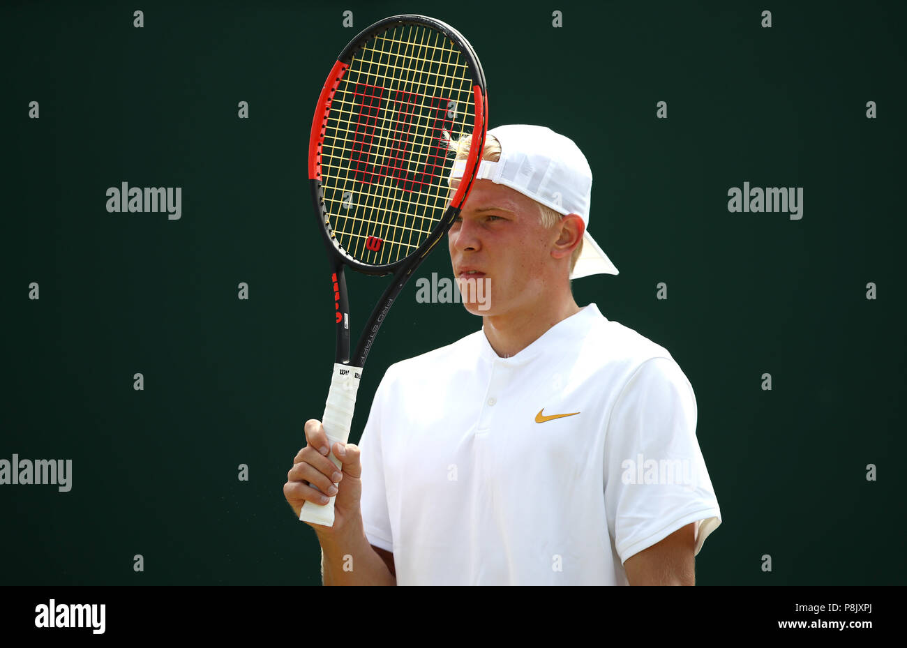 Anton Matusevich on day ten of the Wimbledon Championships at the All ...