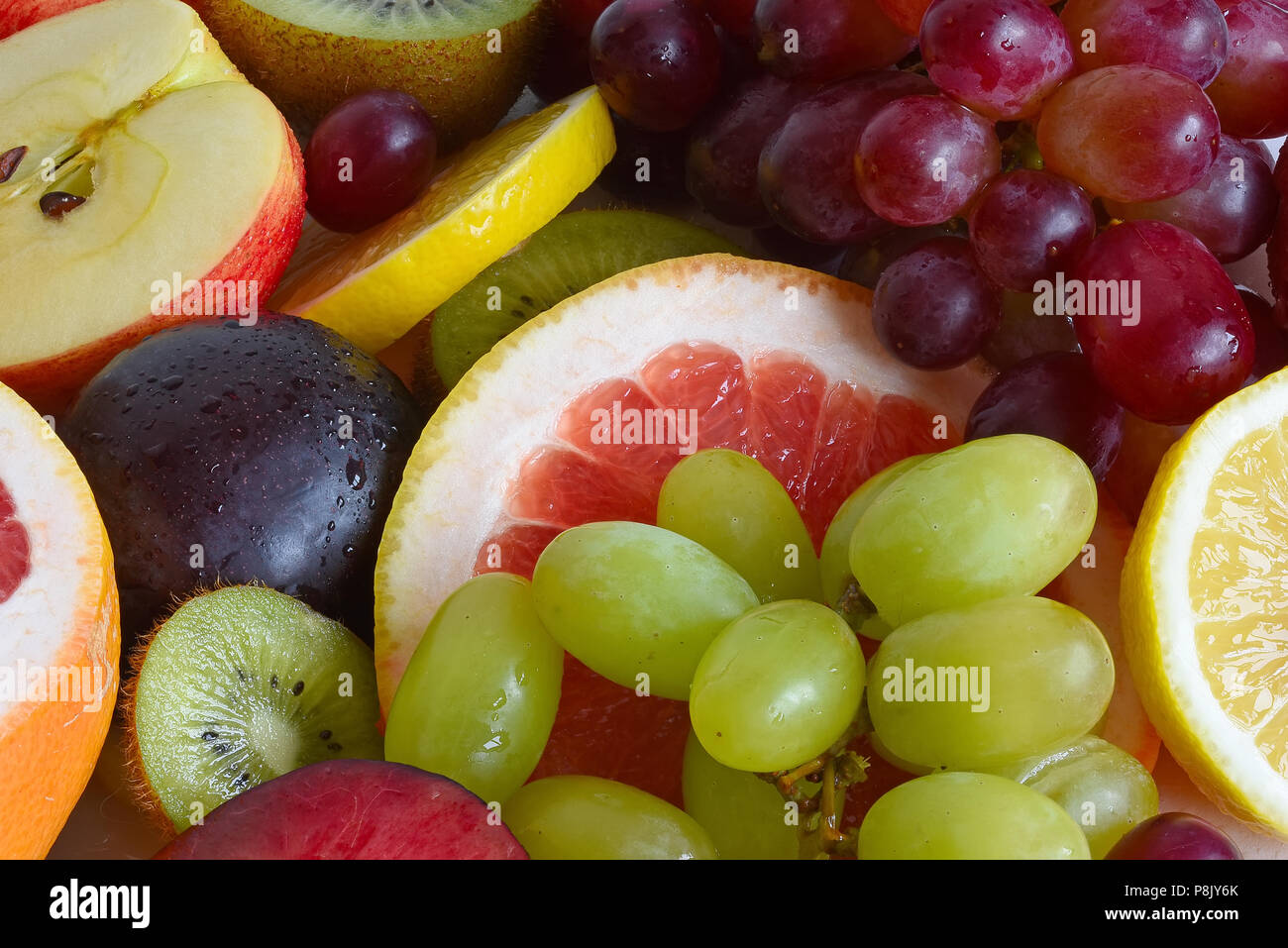 Fruits slices vegetables hi-res stock photography and images - Alamy