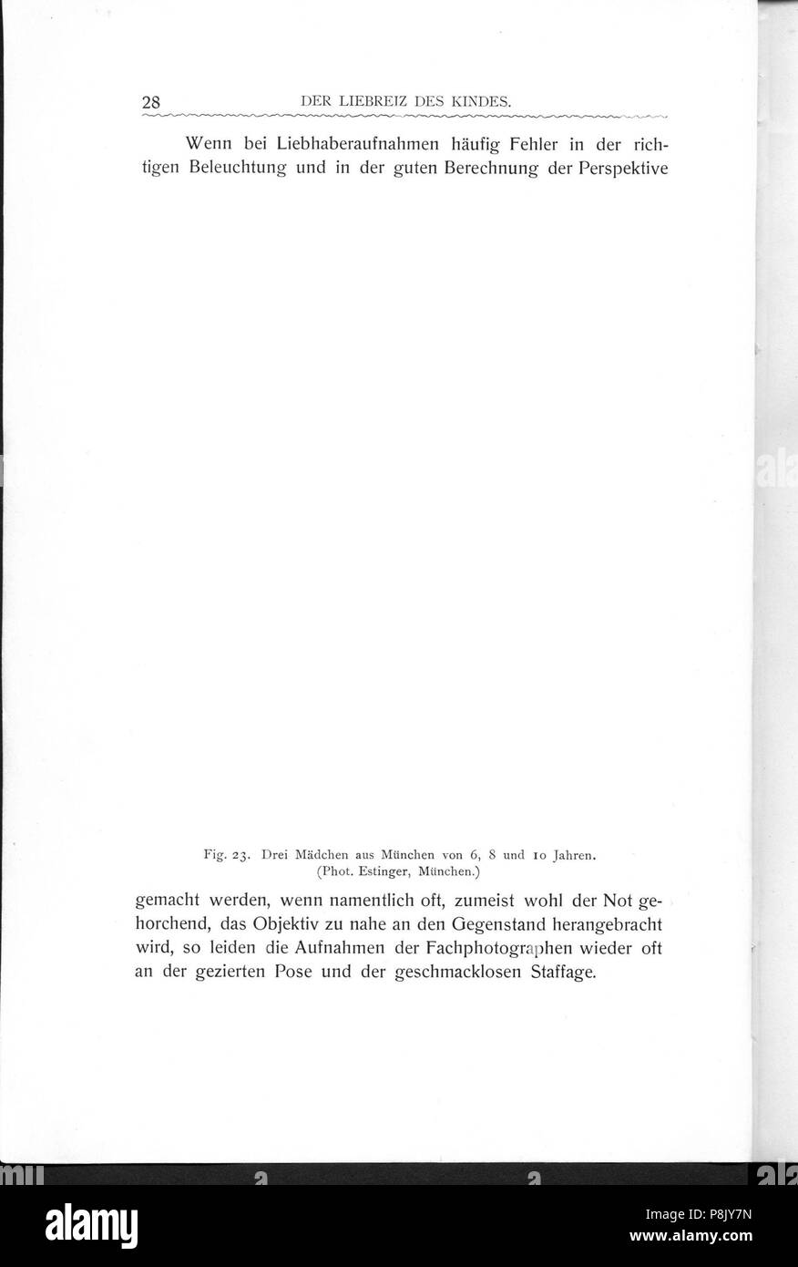 541 Stratz Körper des Kindes 3 028 Stock Photo - Alamy