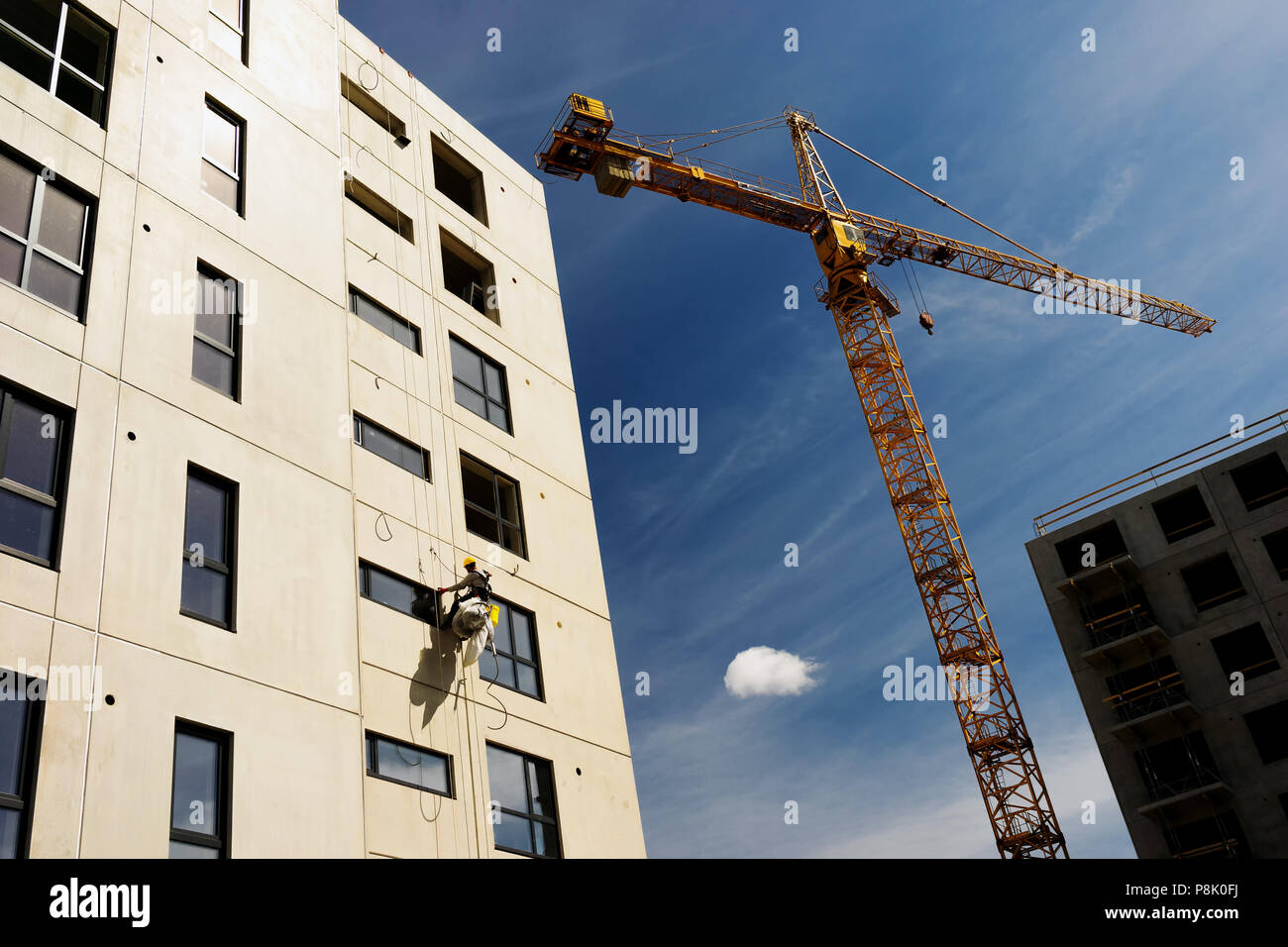 Construction of apartment buildings Stock Photo - Alamy