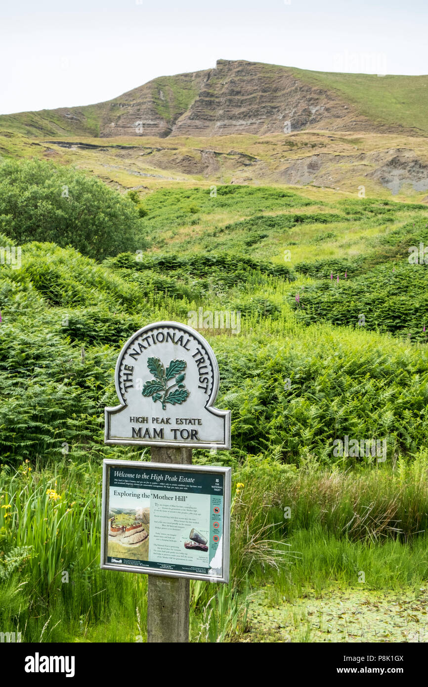 Mam tor sign hi-res stock photography and images - Alamy