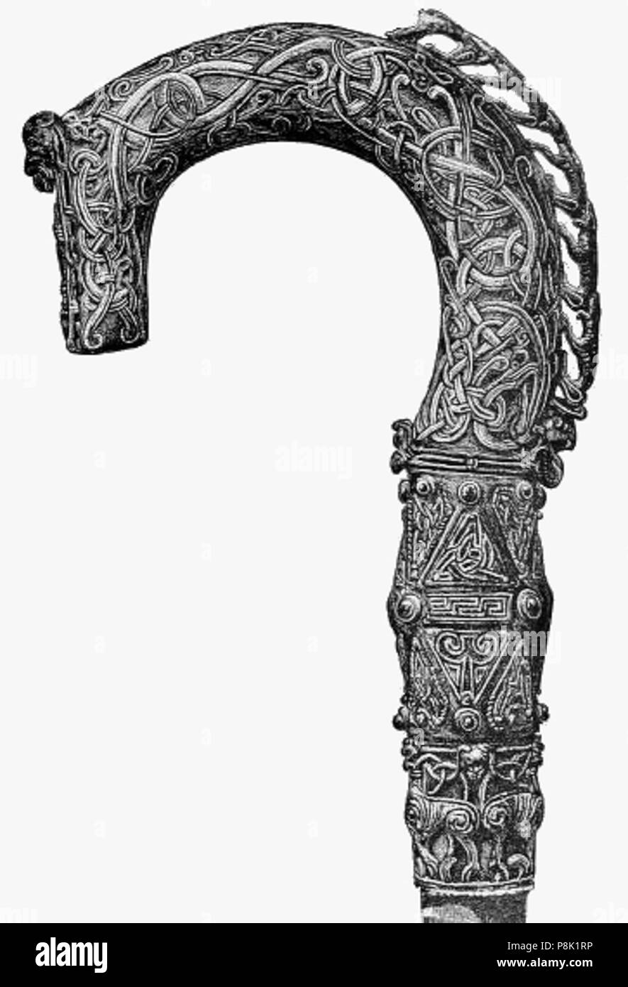 Medieval crozier Black and White Stock Photos & Images - Alamy