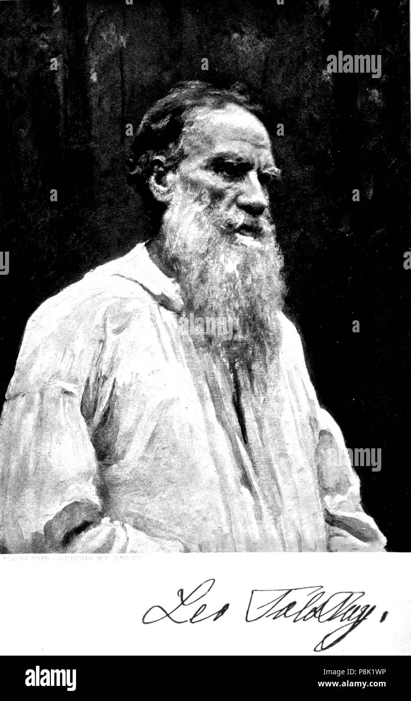 Writer tolstoy Black and White Stock Photos & Images - Alamy