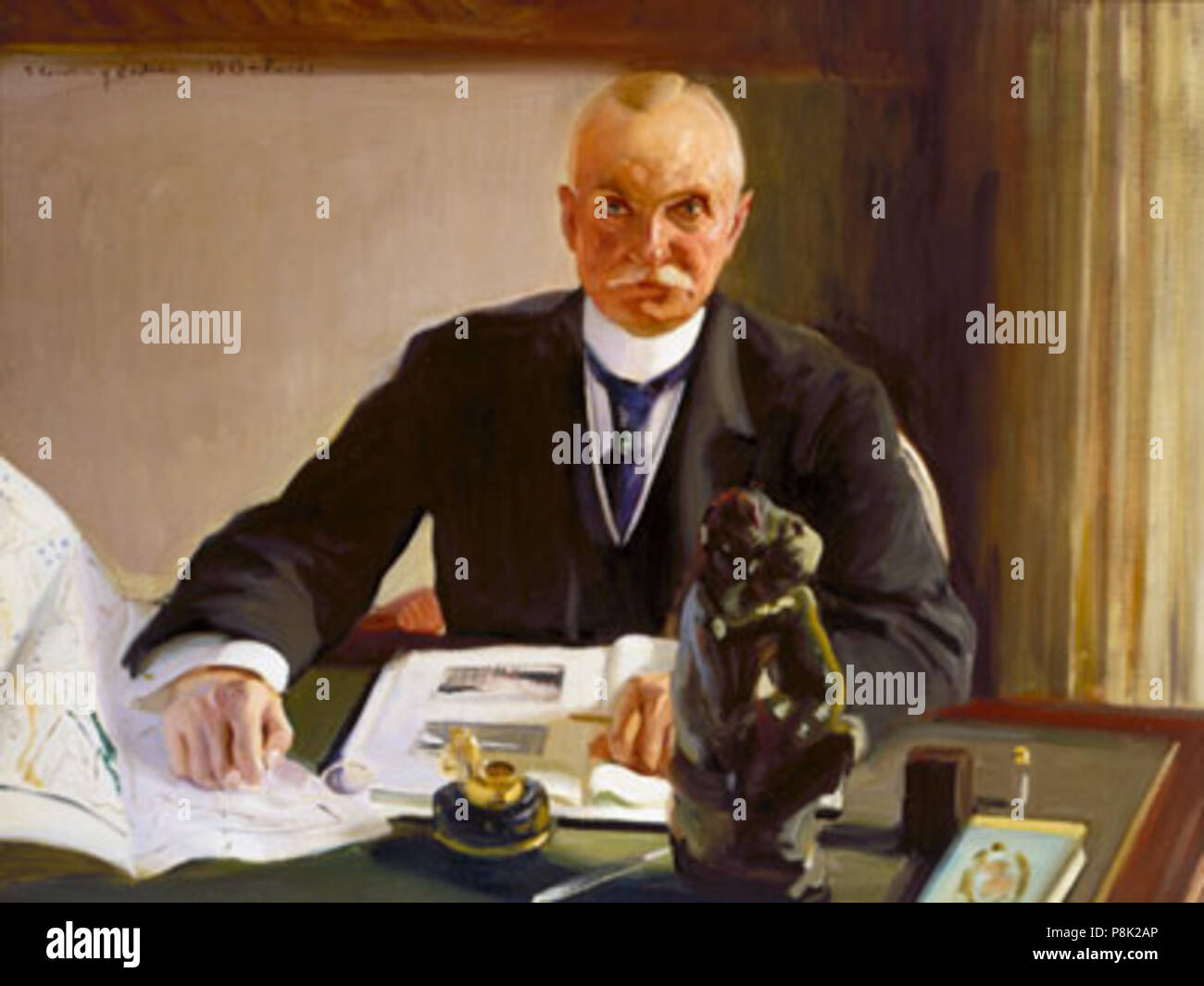 . 556 Thomas Fortune Ryan by Joaquin Sorolla y Bastida Stock Photo - Alamy