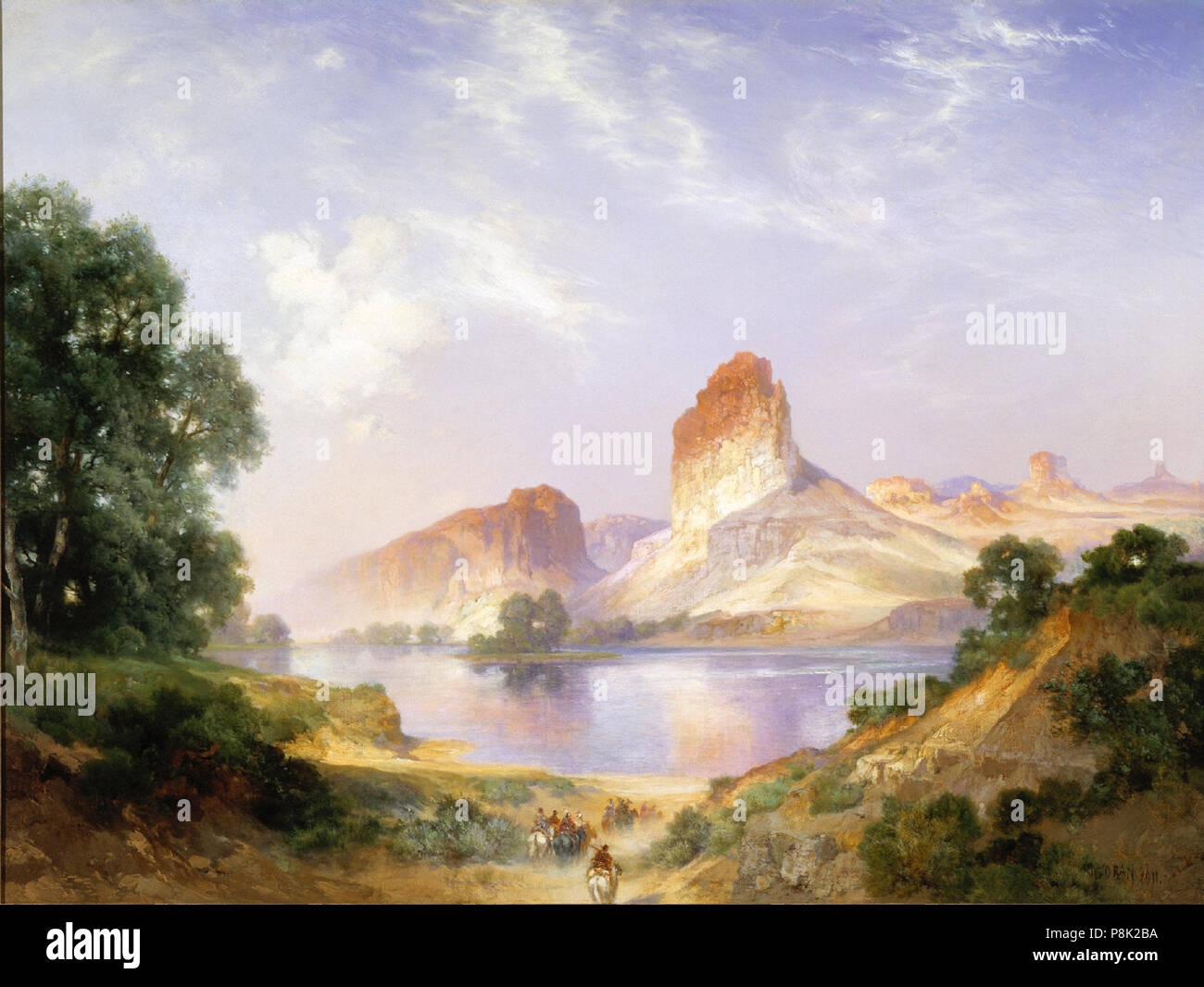Thomas moran an indian paradise hi-res stock photography and images - Alamy