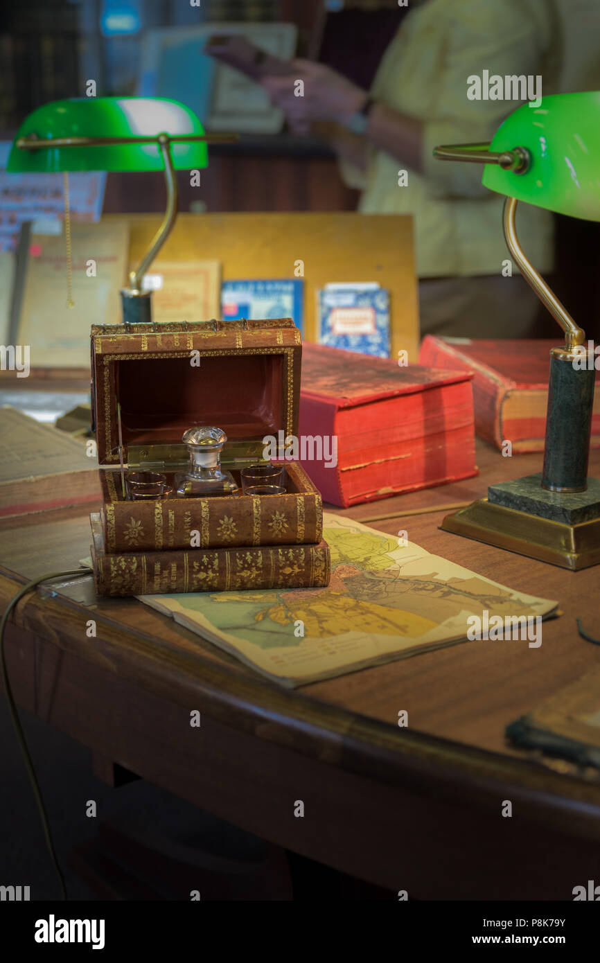 Gift books with surprise inside Stock Photo - Alamy