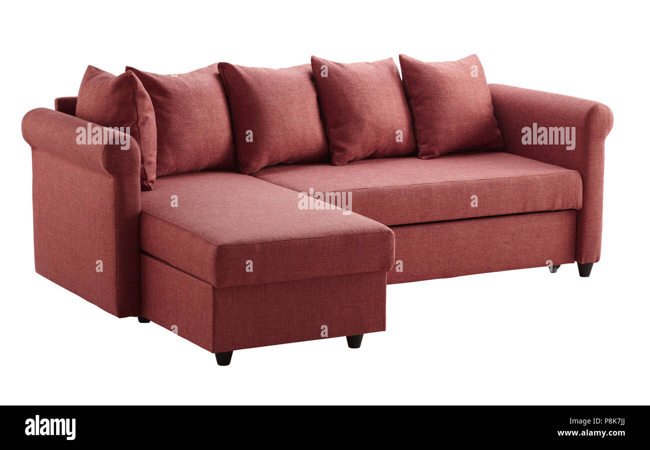 Corner sofa isolated on white background. Include clipping path Stock ...