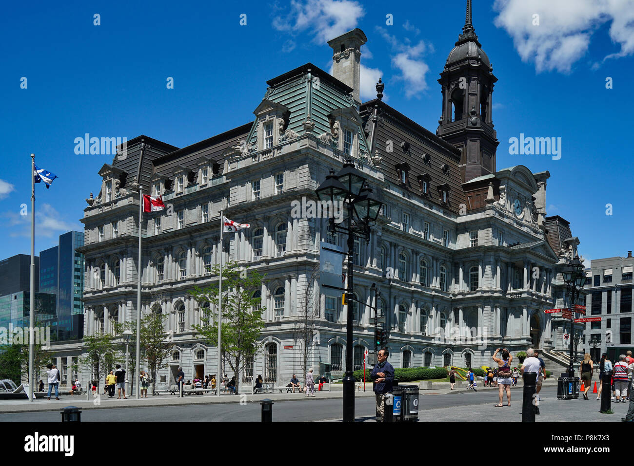 Quebec city city hall in old quebec city hi-res stock photography and ...