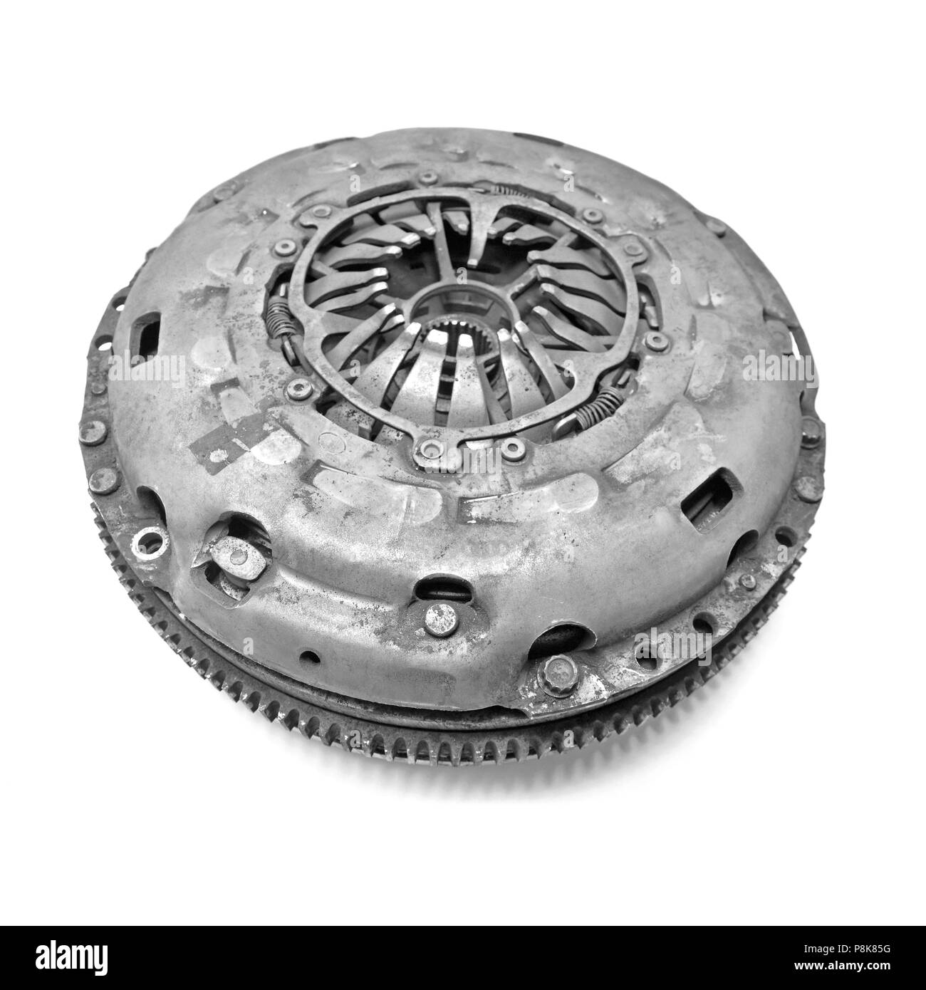 used car clutch isolated on white background Stock Photo - Alamy