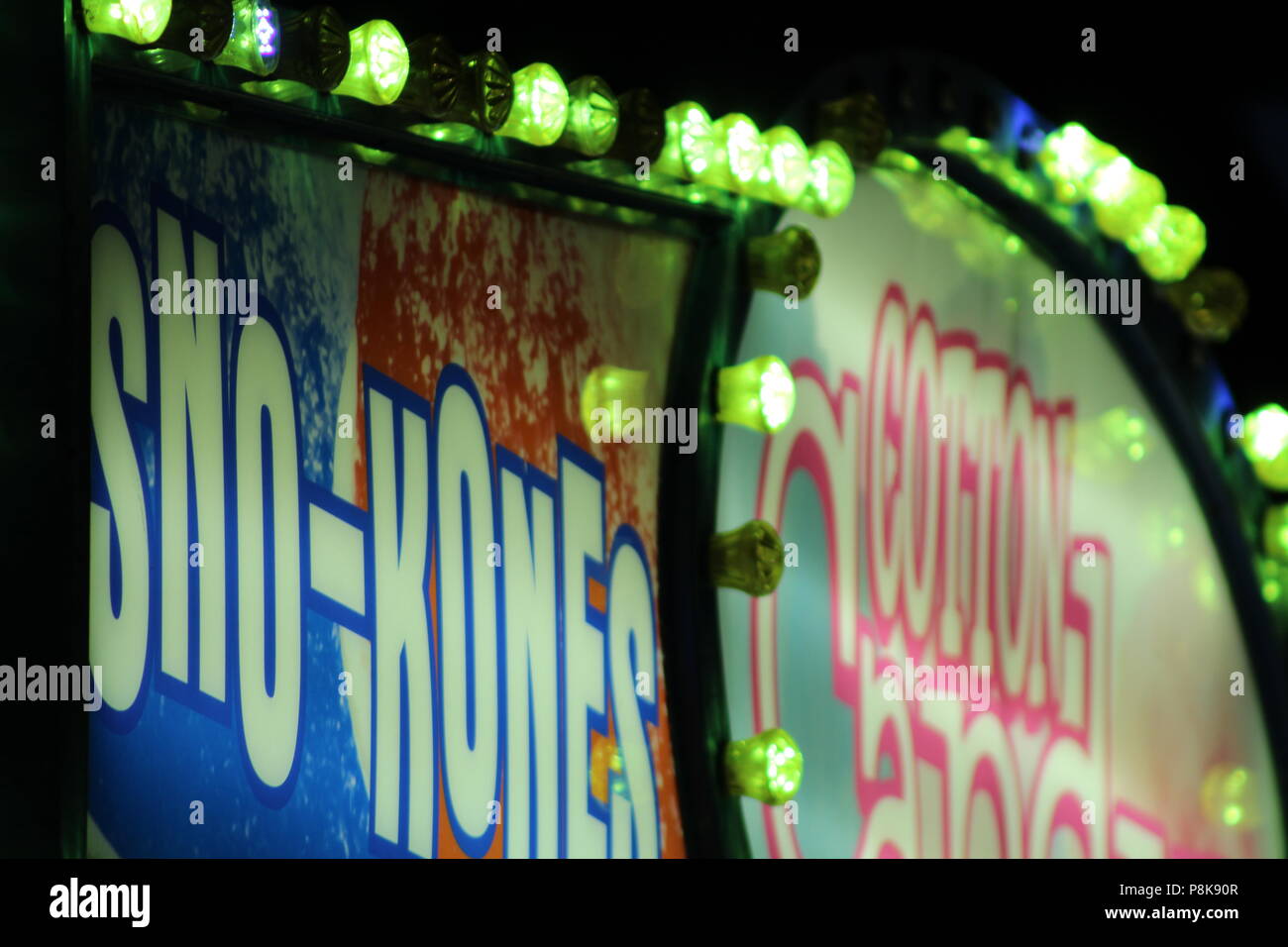 Carnival lights hi-res stock photography and images - Alamy