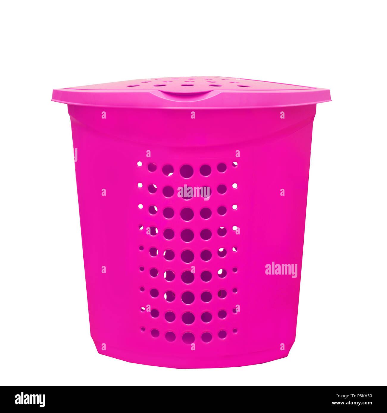 Pink plastic laundry basket hi-res stock photography and images - Alamy