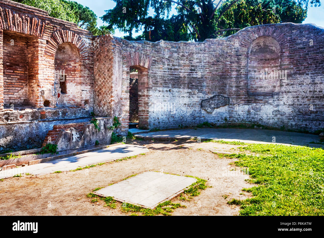 A room of the domus of Fortune Annonaria a rich Roman imperial house in ...