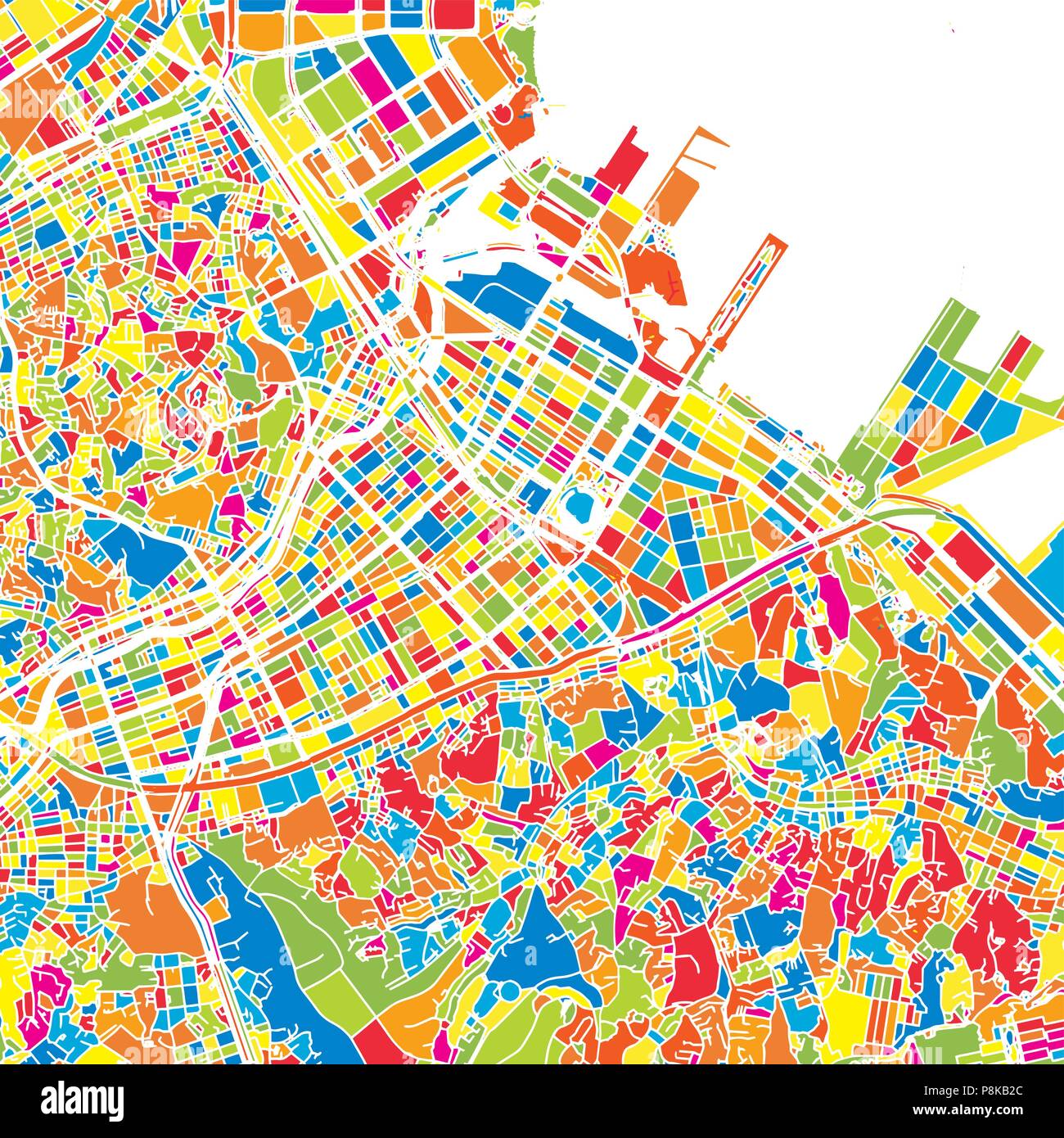 Yokohama map hi-res stock photography and images - Alamy