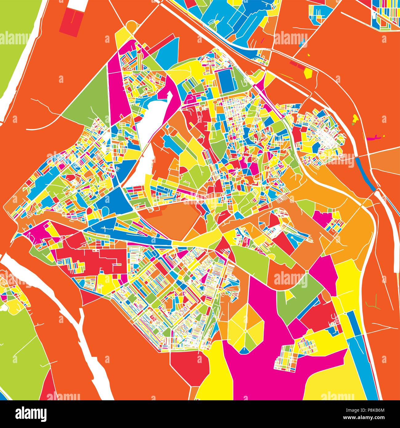 Hyderabad map hi-res stock photography and images - Alamy