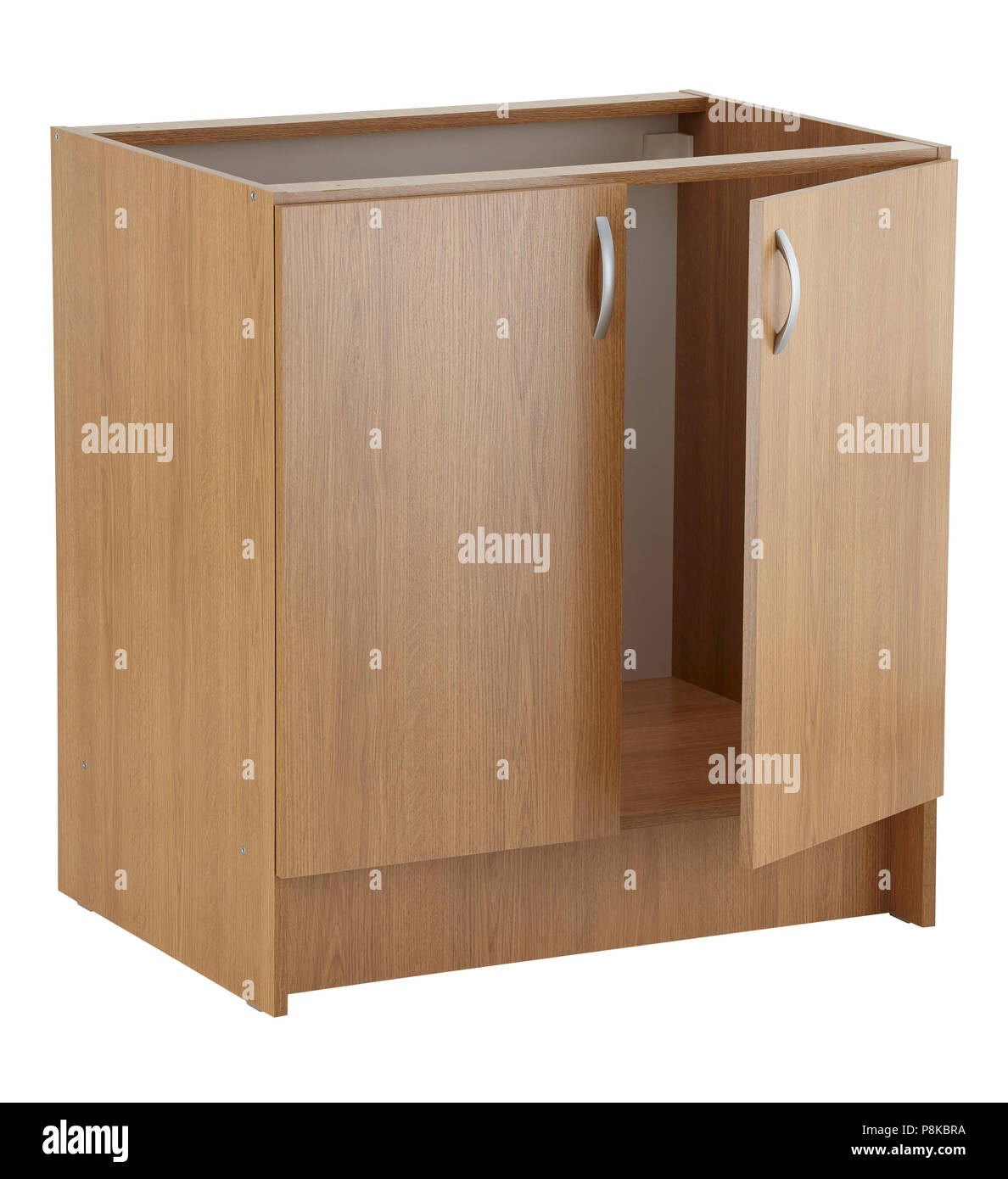 Kitchen base cabinet isolated on white background. Include clipping ...