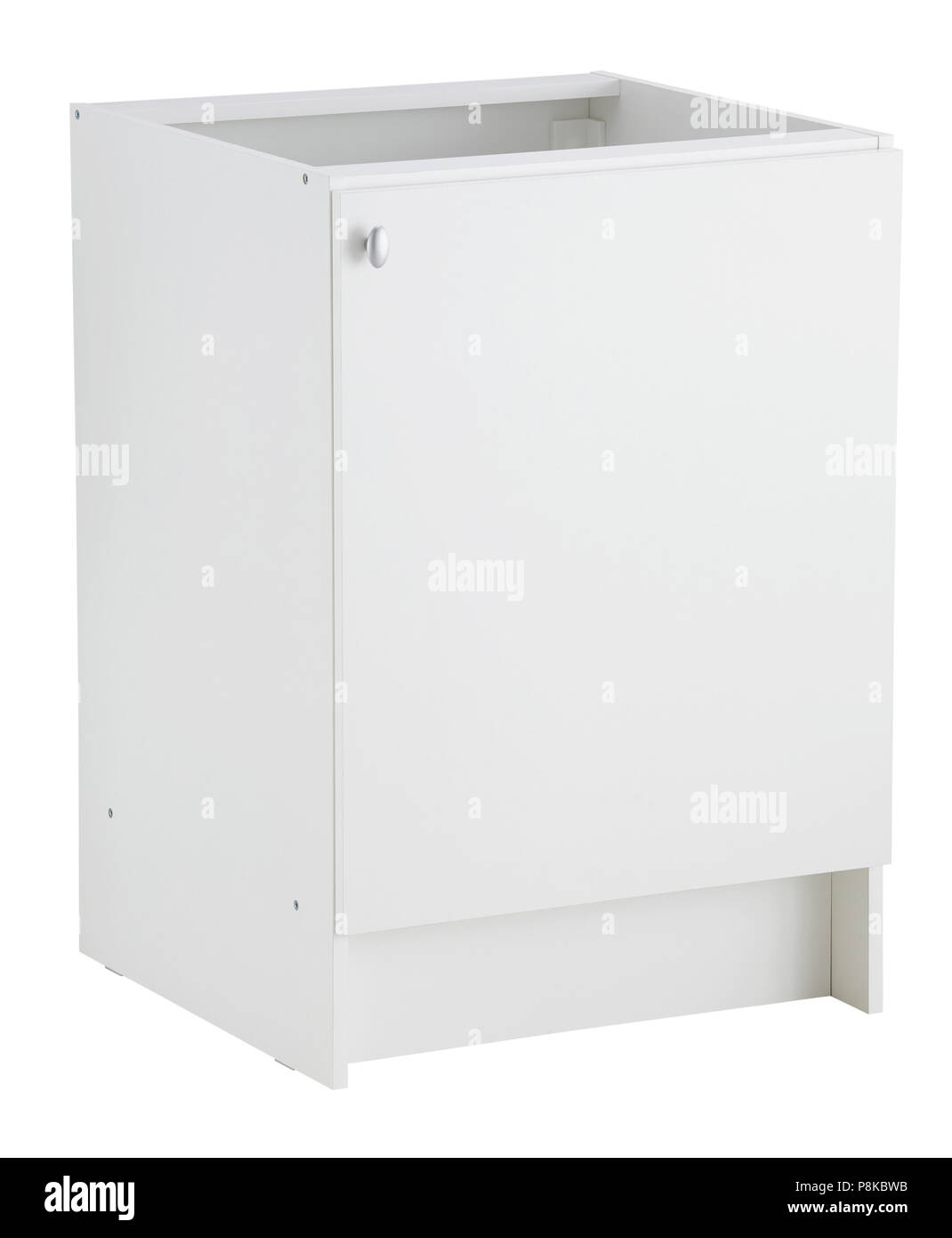Kitchen base cabinet isolated on white background. Include clipping ...