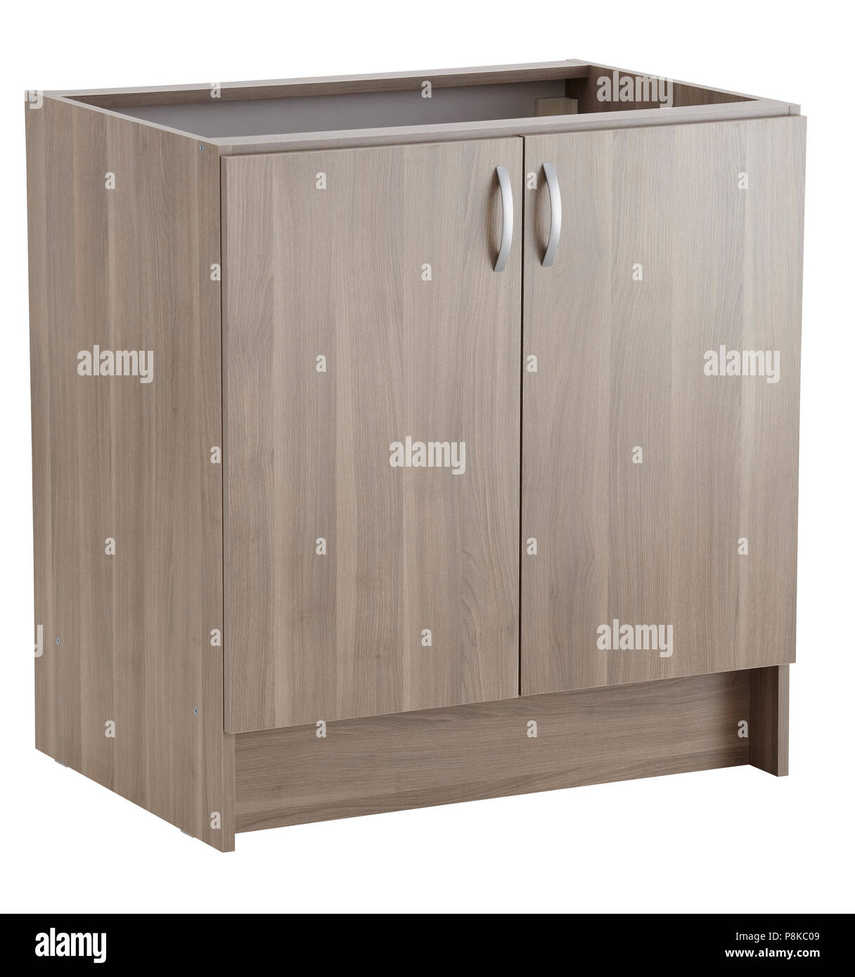 Kitchen base cabinet isolated on white background. Include clipping ...