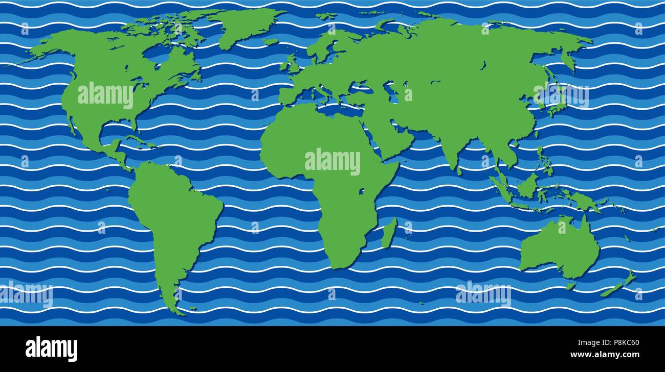 vector abstract world map Stock Vector Image & Art - Alamy