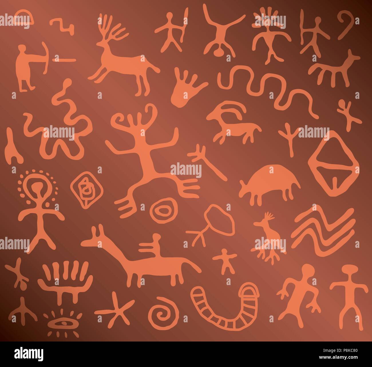 American hunting deer Stock Vector Images - Alamy