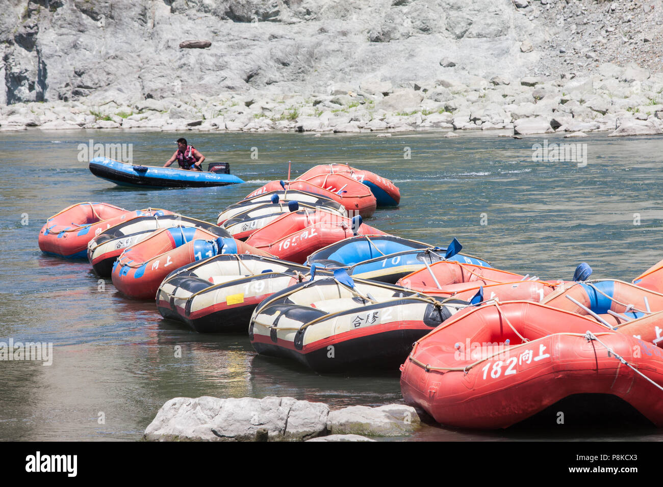 White,water,river,rafting,Ruisui,south,of,Taipei,Taiwan,China,Chinese ...