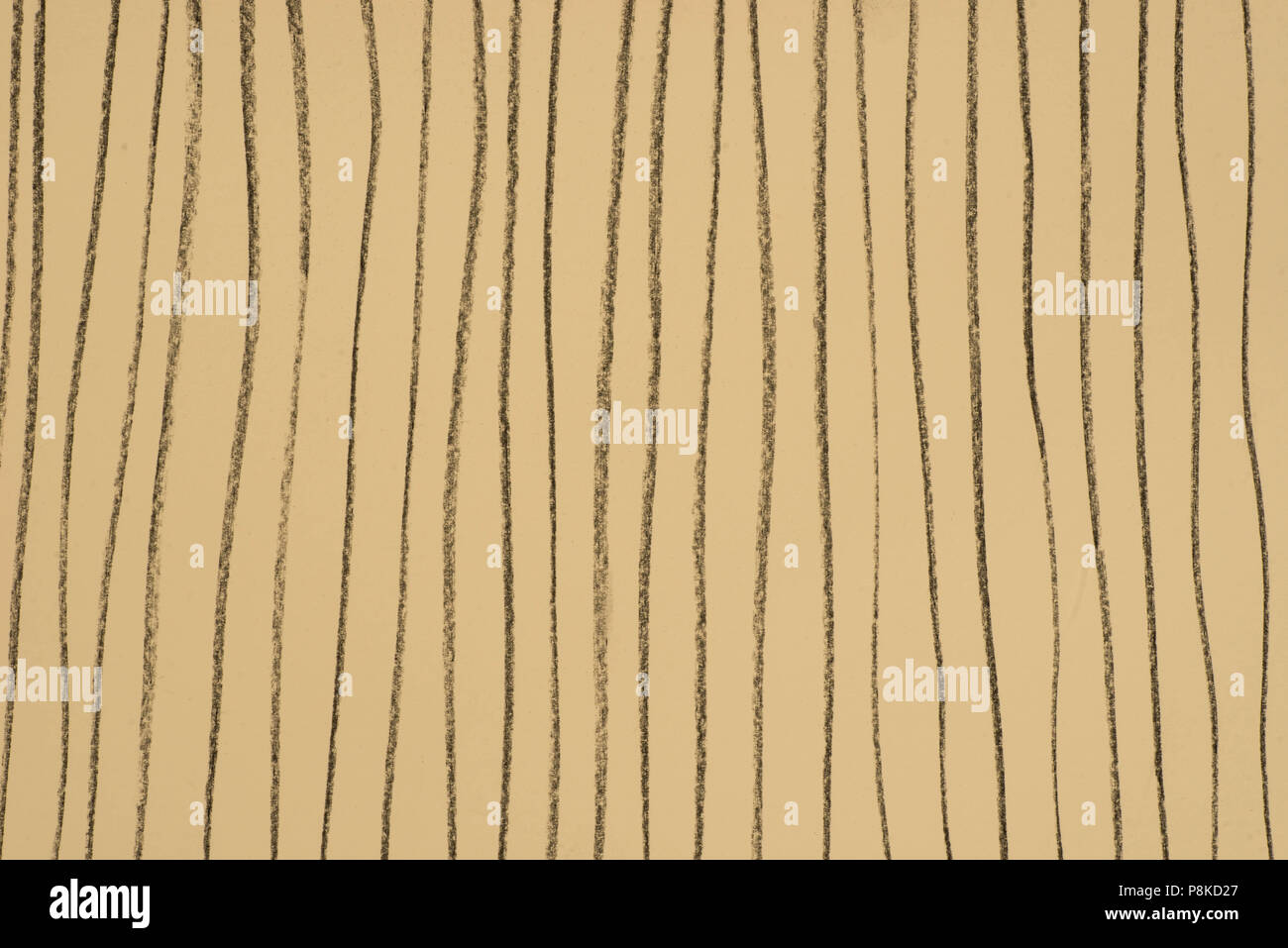 charcoal pattern drawing on yellow paper background texture macro Stock ...