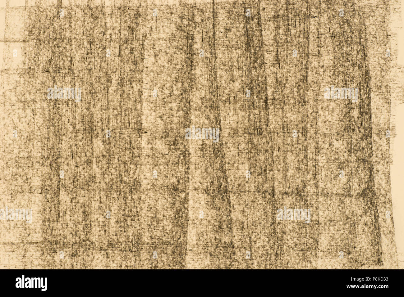 charcoal pattern drawing on yellow paper background texture macro Stock ...