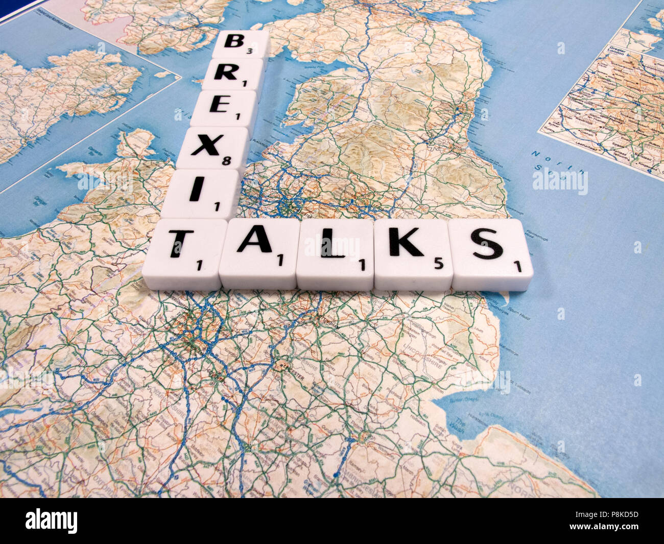 representation of Brexit talks, the United Kingdom exit from the ...