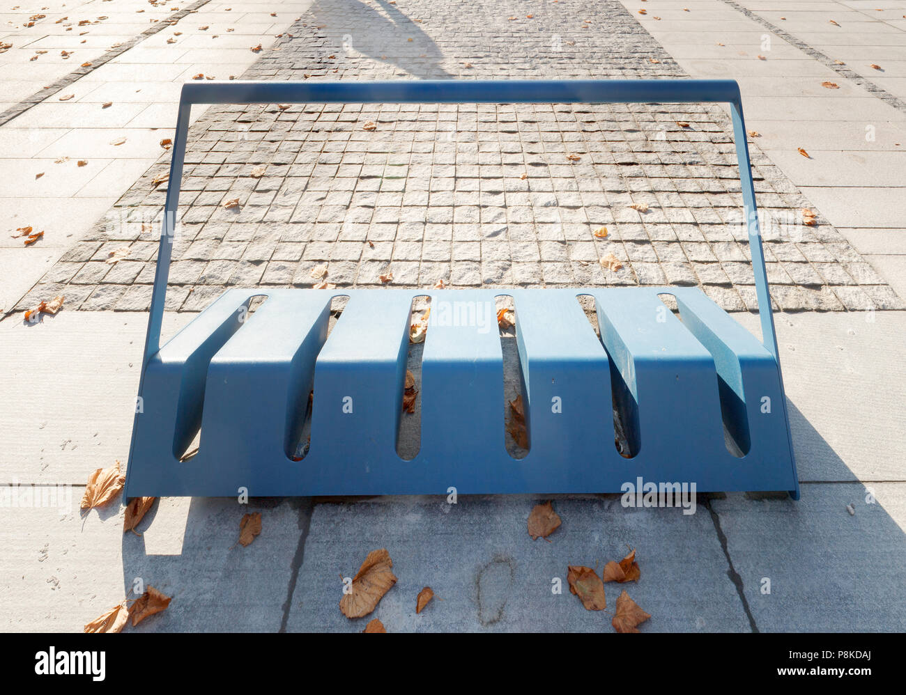Empty bike rack Stock Photo - Alamy