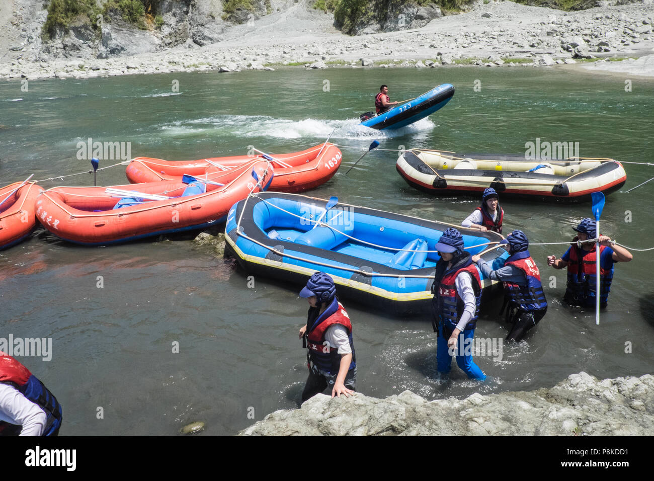 White,water,river,rafting,Ruisui,south,of,Taipei,Taiwan,China,Chinese ...