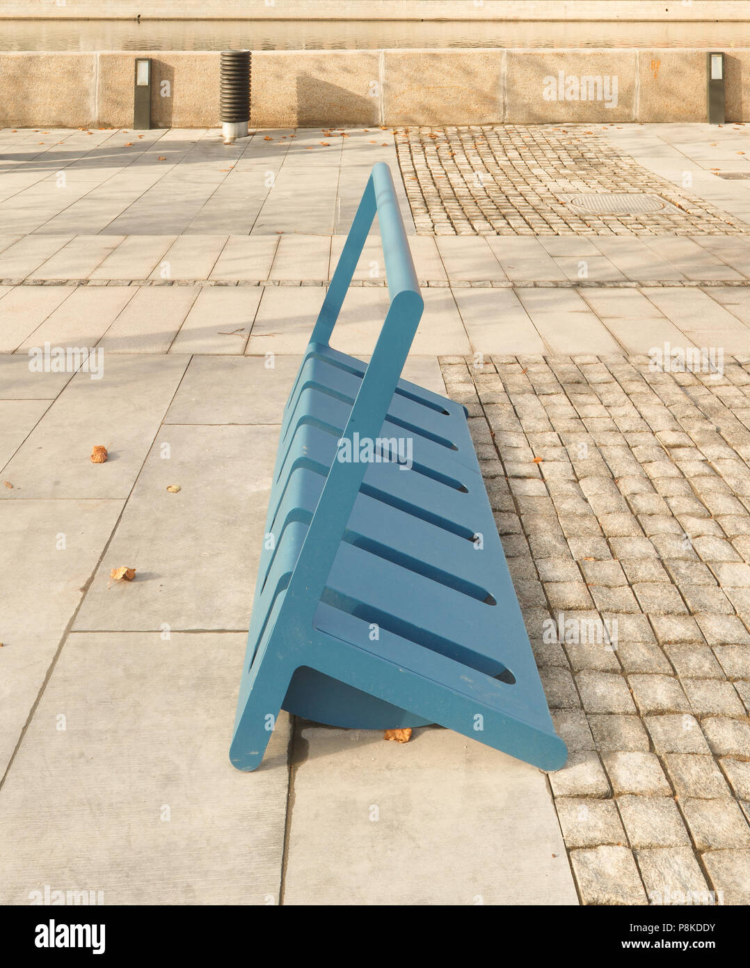 Empty bike rack Stock Photo - Alamy