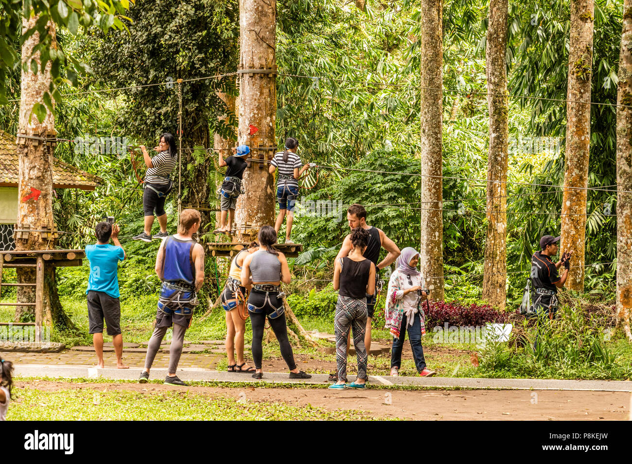 Adventure Park Bali Indonesia Stock Photo - Alamy