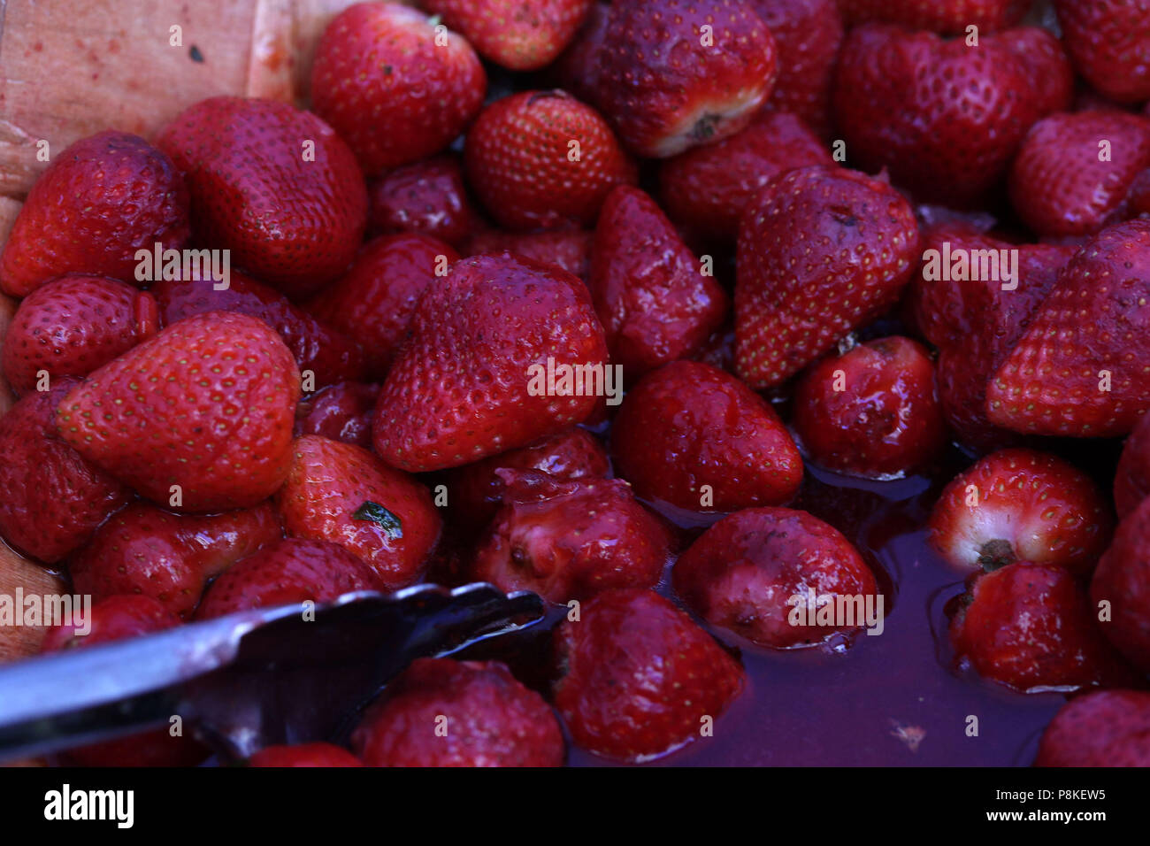 A pile of strawberries Stock Photo - Alamy