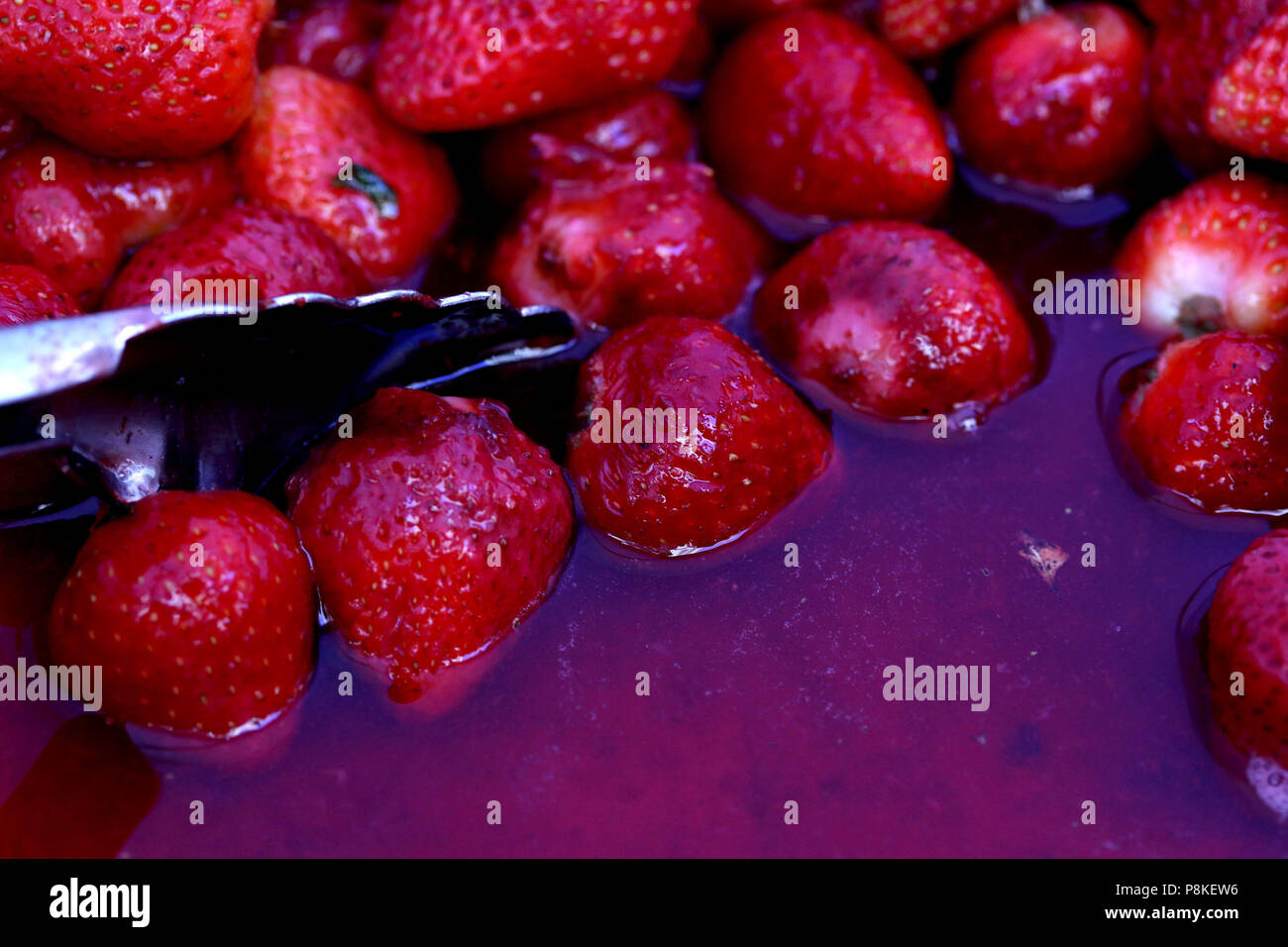 A pile of strawberries Stock Photo - Alamy