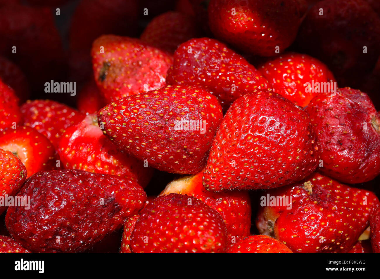 A pile of strawberries Stock Photo - Alamy