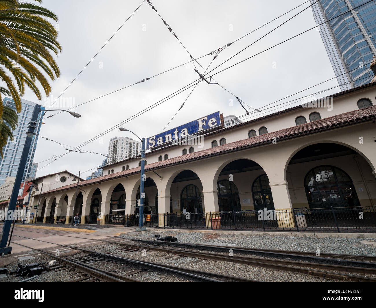 San Diego, JUN 29: The historical Santa Fe station on JUN 29, 2018 at ...