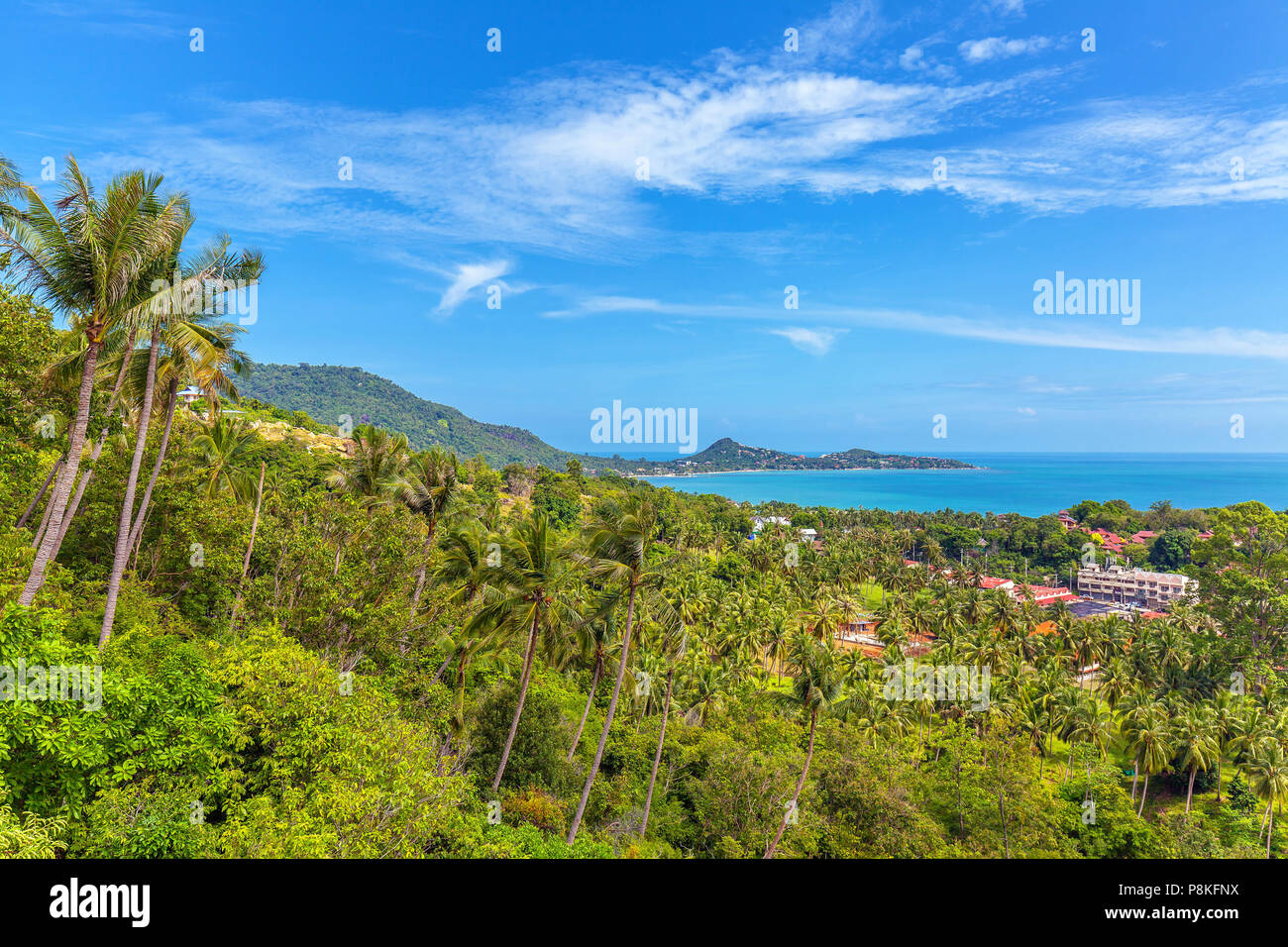 Panorama of Koh Samui in Thailand Stock Photo - Alamy
